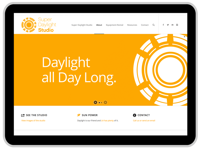 Super Daylight Studio Website • SPECTODESIGN